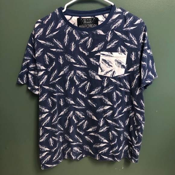 Broken Threads | Shirts | Broken Threads Feather Tee | Poshmark